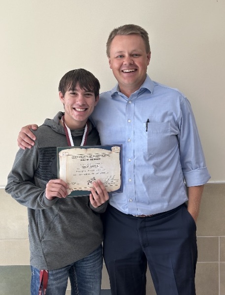 Idalia RJ-3 School District - Wolf of the Month-Wade Martin