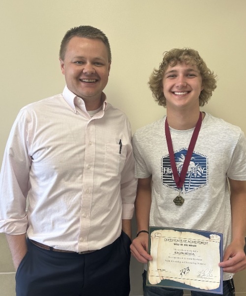 Idalia RJ-3 School District - Wolf of the Month-Kagen Hoyda