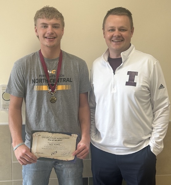 Idalia RJ-3 School District - Wolf of the Month-Tate Towns