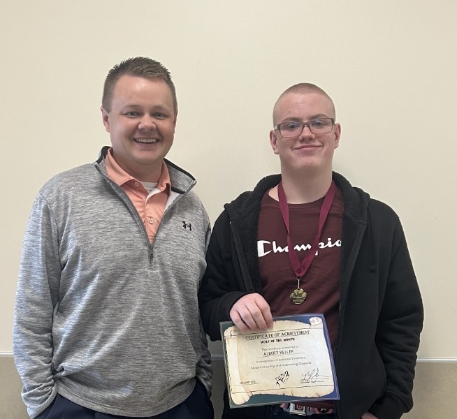 Idalia RJ-3 School District - Wolf of the Month-Albert Keller